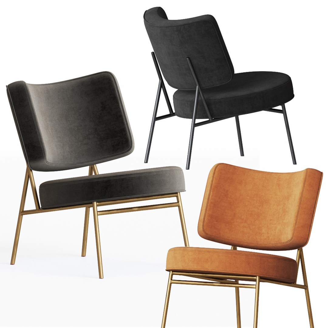 Coco lounge chair calligaris model - TurboSquid 1544248