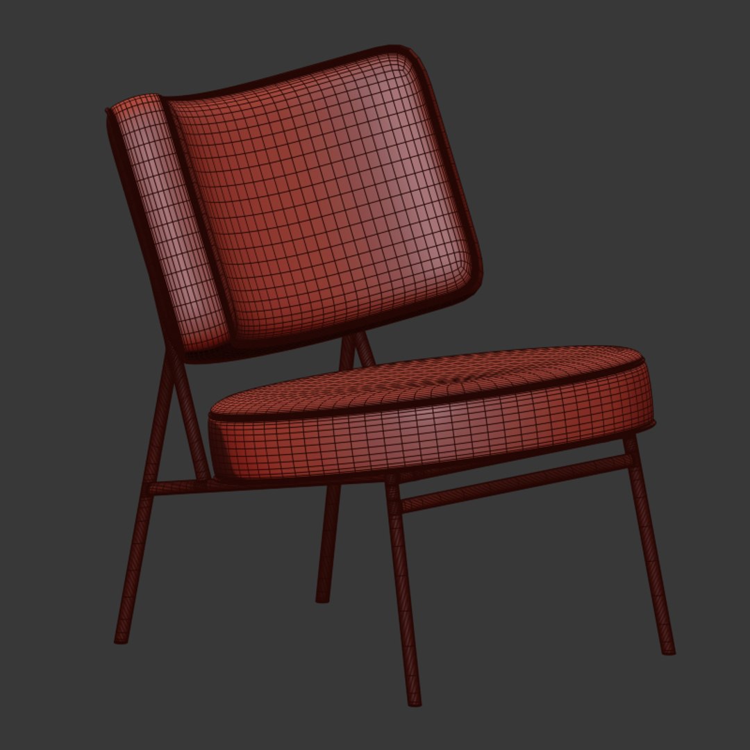 Coco lounge chair calligaris model - TurboSquid 1544248