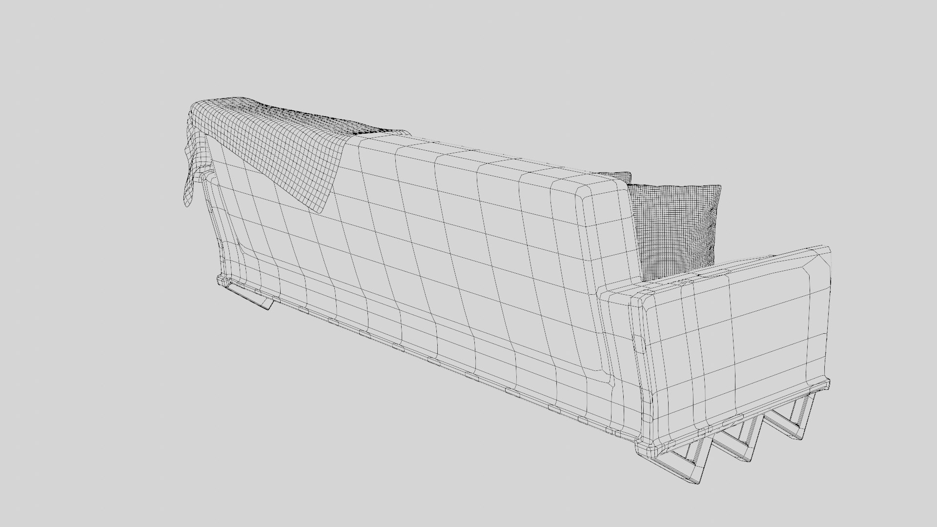 Chesterfield Couch 3D Model - TurboSquid 1965937