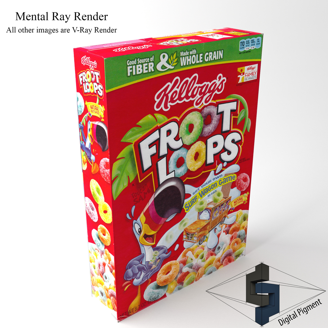 3ds froot loops cereal box