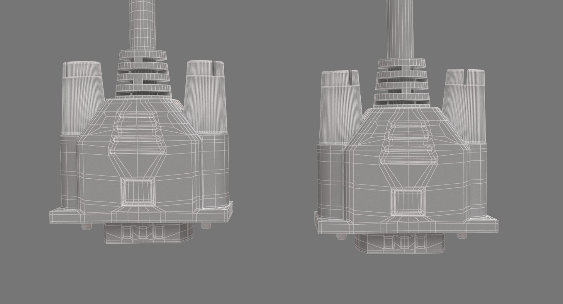 3d model vga cable