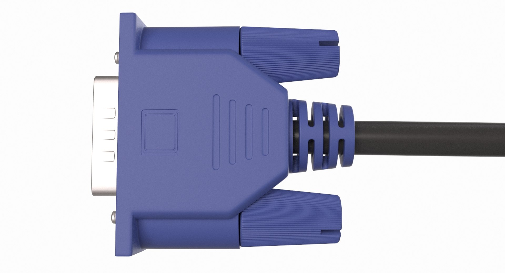3d model vga cable