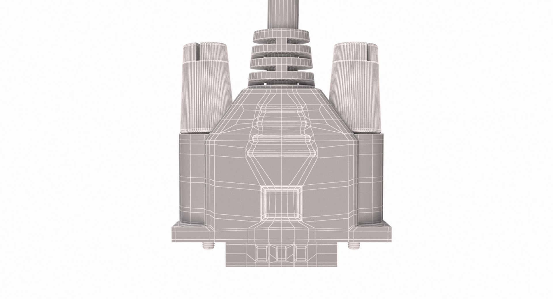 3d model vga cable