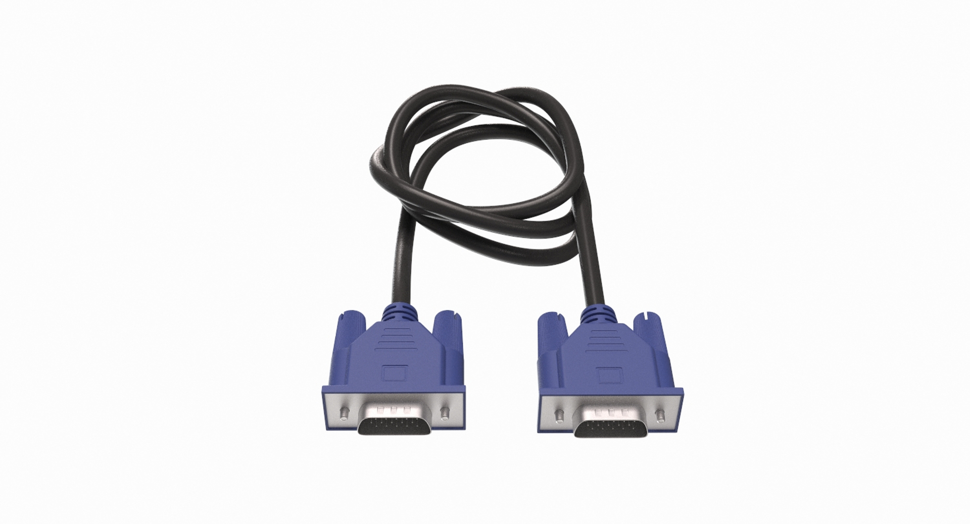 3d model vga cable