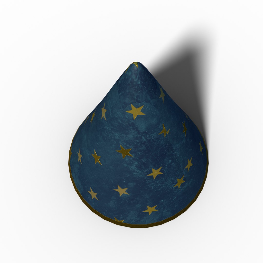 Wizard Cone Cap 3D Model - TurboSquid 2061103