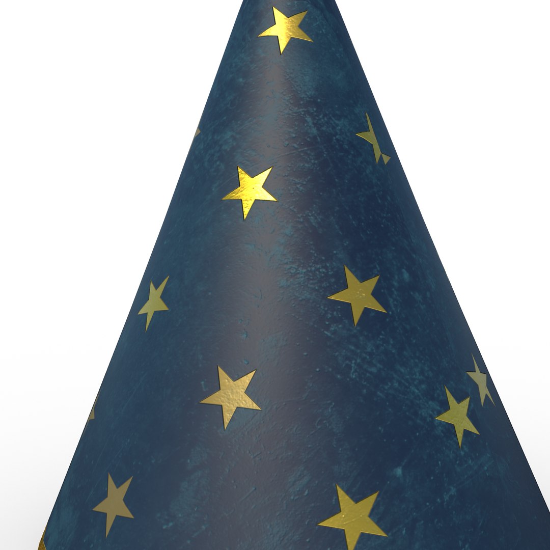 Wizard Cone Cap 3D Model - TurboSquid 2061103
