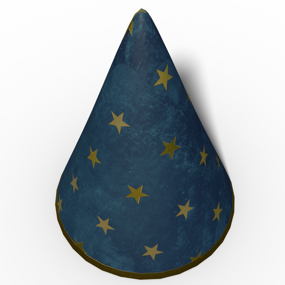 Wizard Cone Cap 3D Model - TurboSquid 2061103