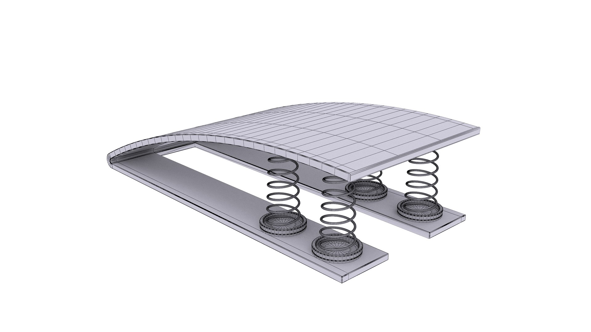 3D Model Gymnastic Spring Board - TurboSquid 1887988