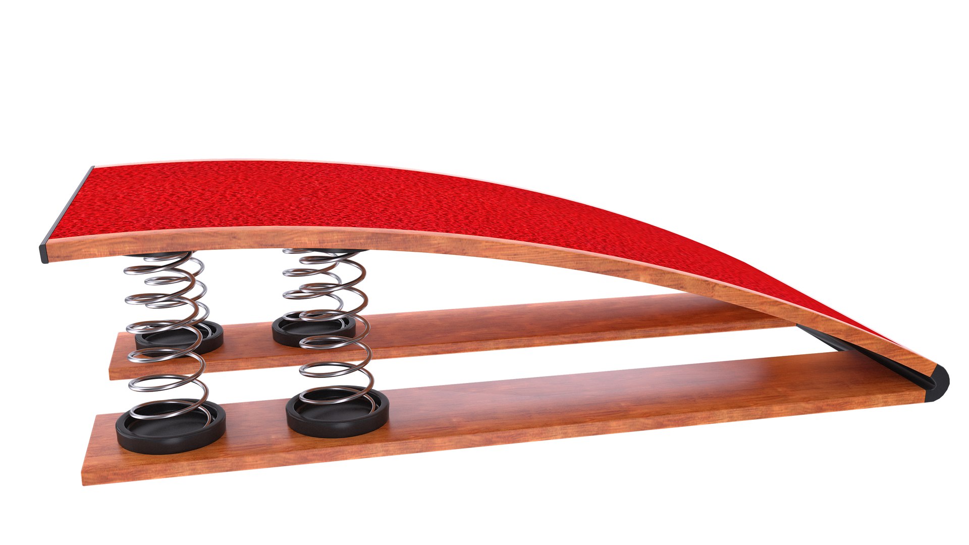 3D Model Gymnastic Spring Board - TurboSquid 1887988