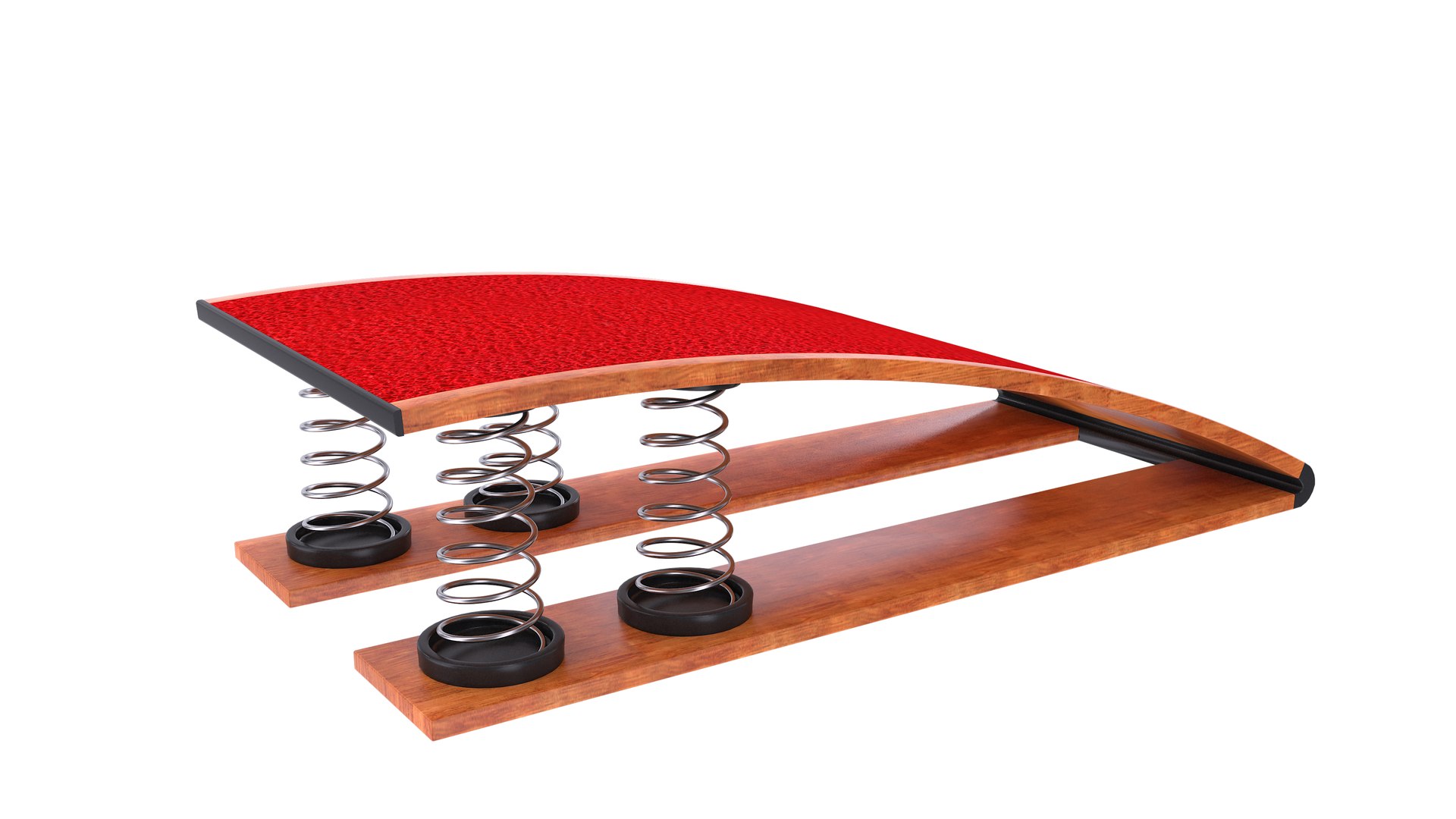 3D Model Gymnastic Spring Board - TurboSquid 1887988