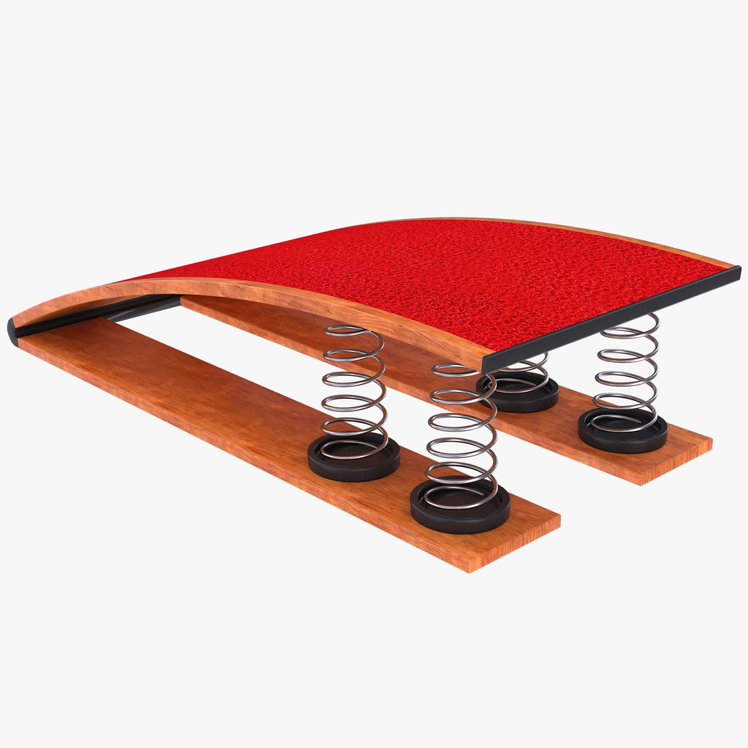 3D model Gymnastic Spring Board - TurboSquid 1887988