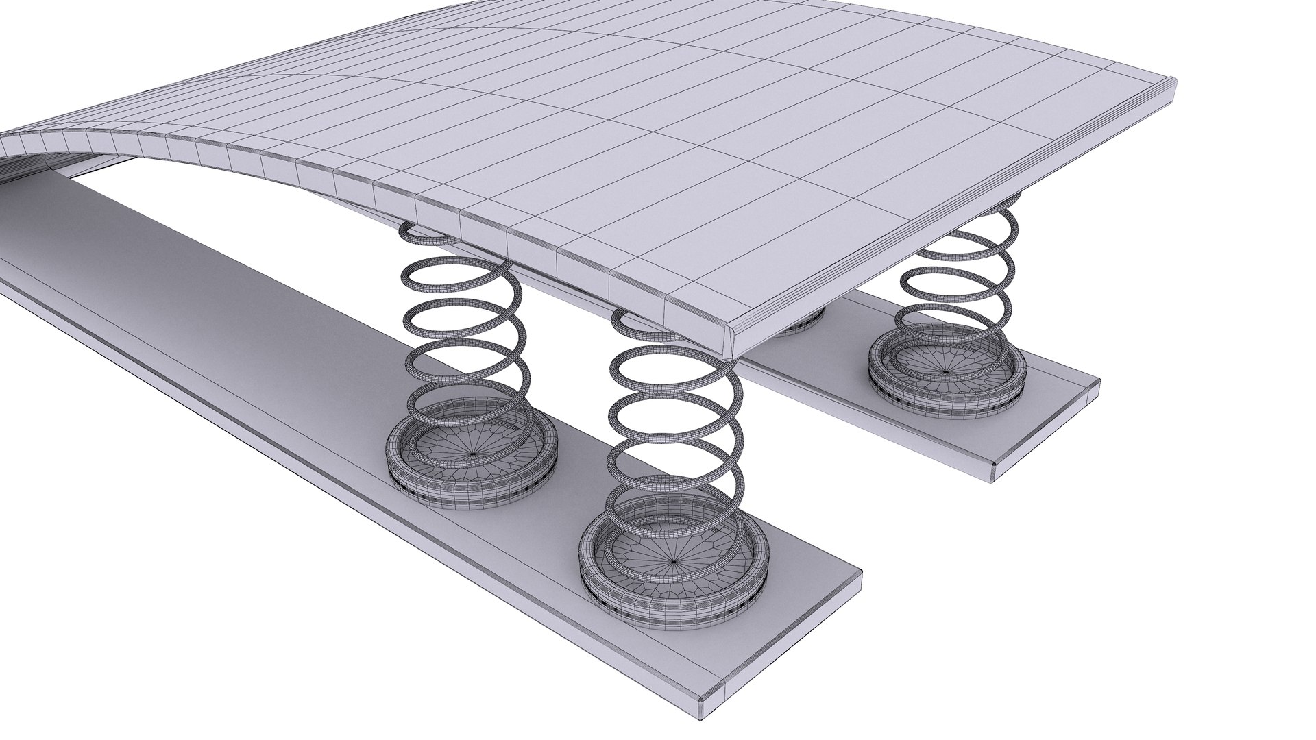 3D Model Gymnastic Spring Board - TurboSquid 1887988
