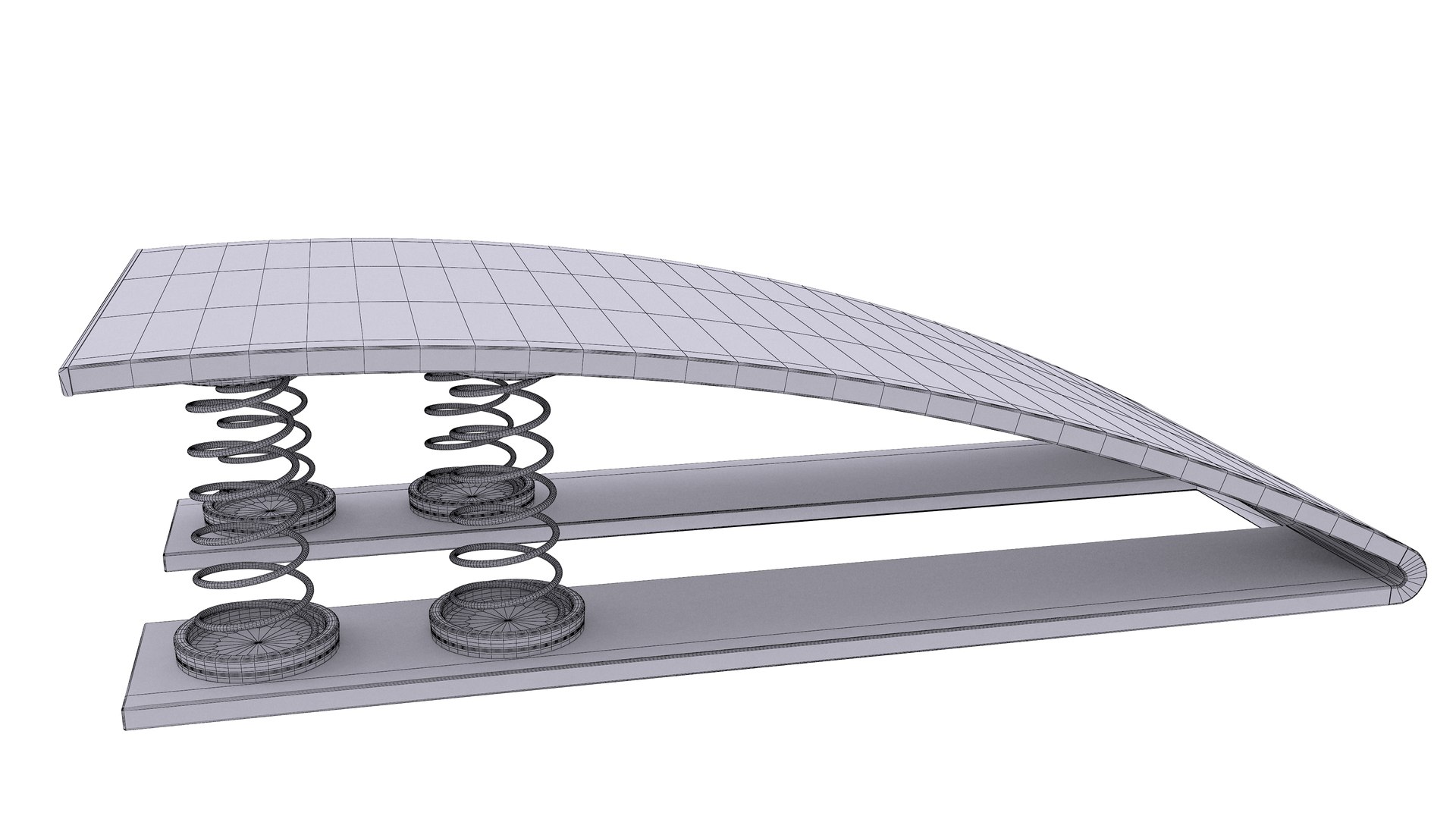 3D Model Gymnastic Spring Board - TurboSquid 1887988