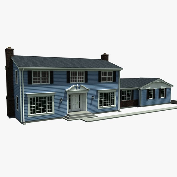 modelo 3d Casa de dos pisos A1008I - TurboSquid 385012