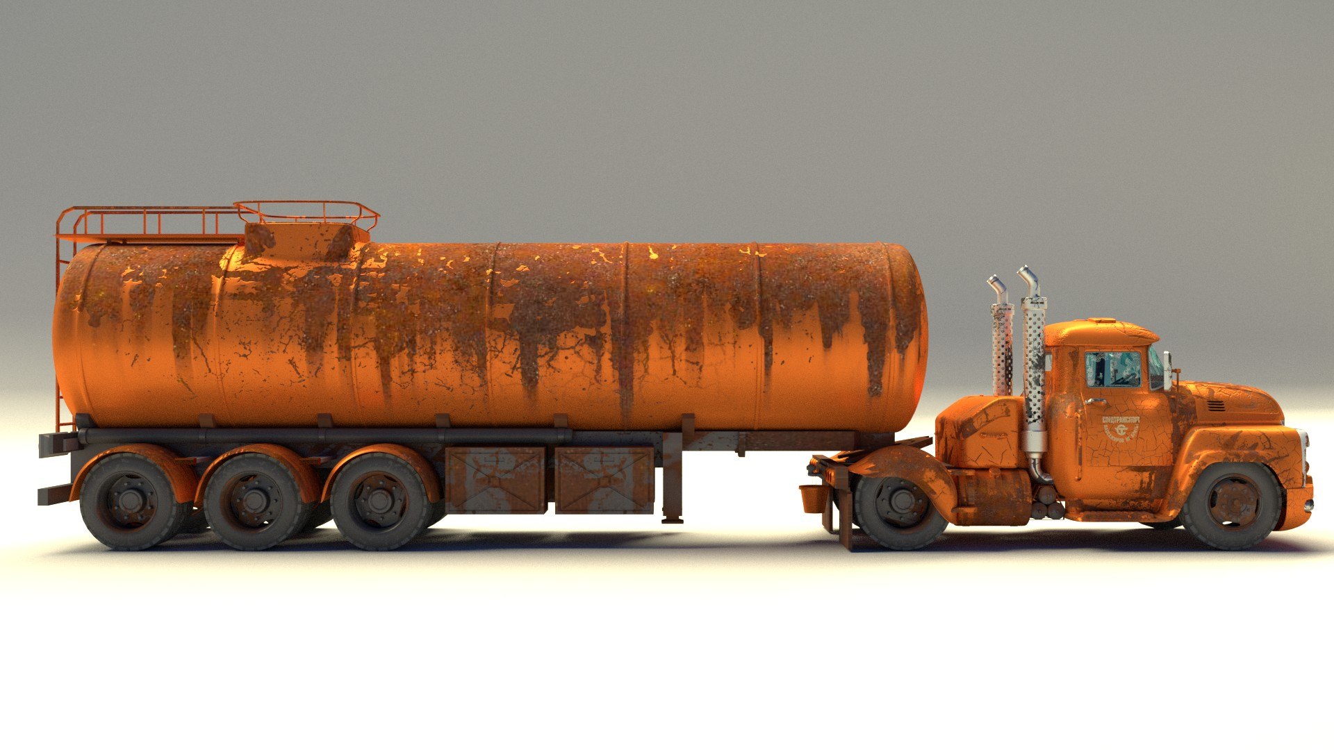 Tank Truck 3D Model - TurboSquid 1235139