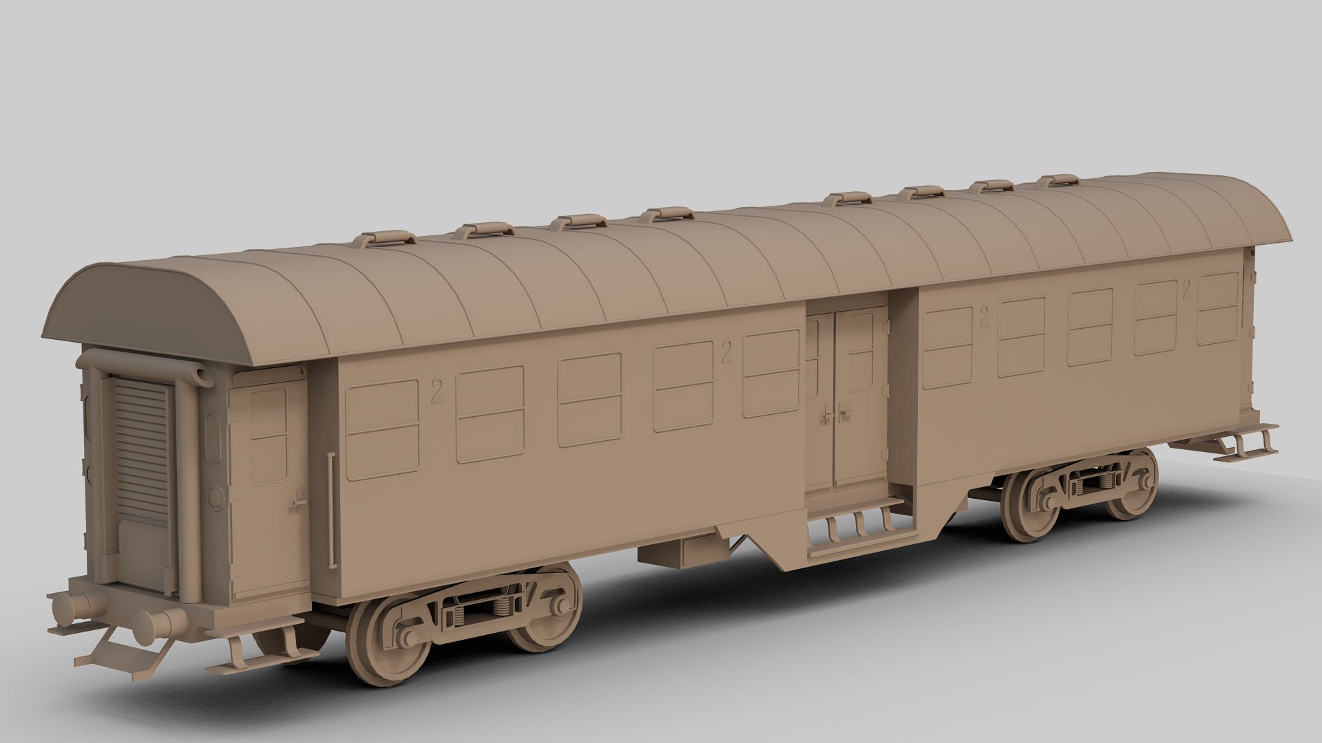 Passenger Railroad Car Model - TurboSquid 2172406