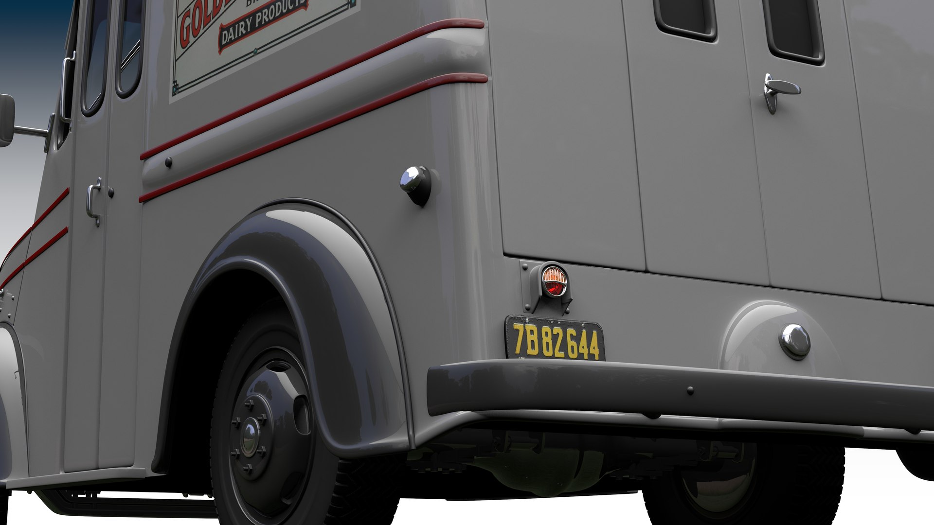 3D Divco Milk Truck 1953 - TurboSquid 2003210