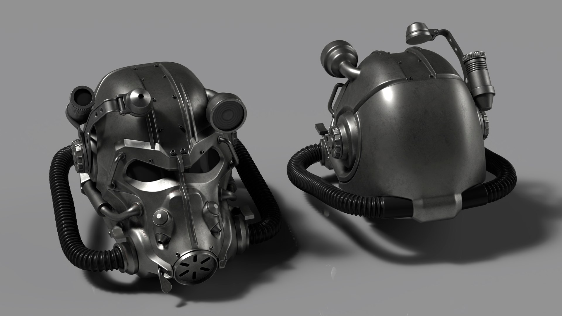 3D T 60 Power Armor Helmet Model - TurboSquid 2252232