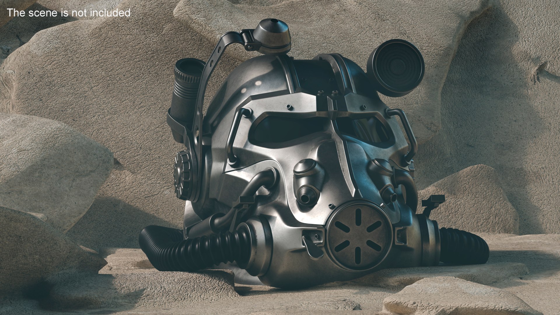 3D T 60 Power Armor Helmet Model - TurboSquid 2252232