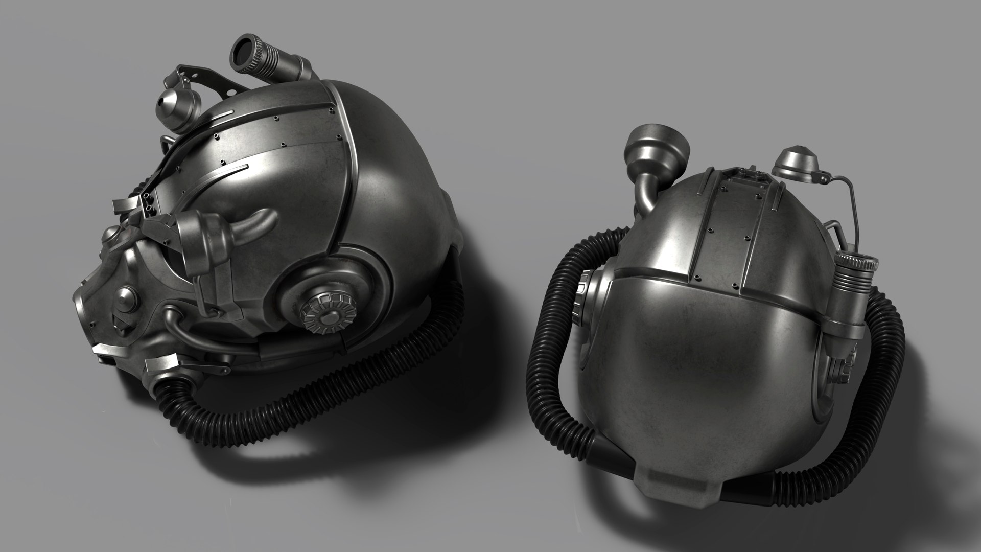 3D T 60 Power Armor Helmet Model - TurboSquid 2252232