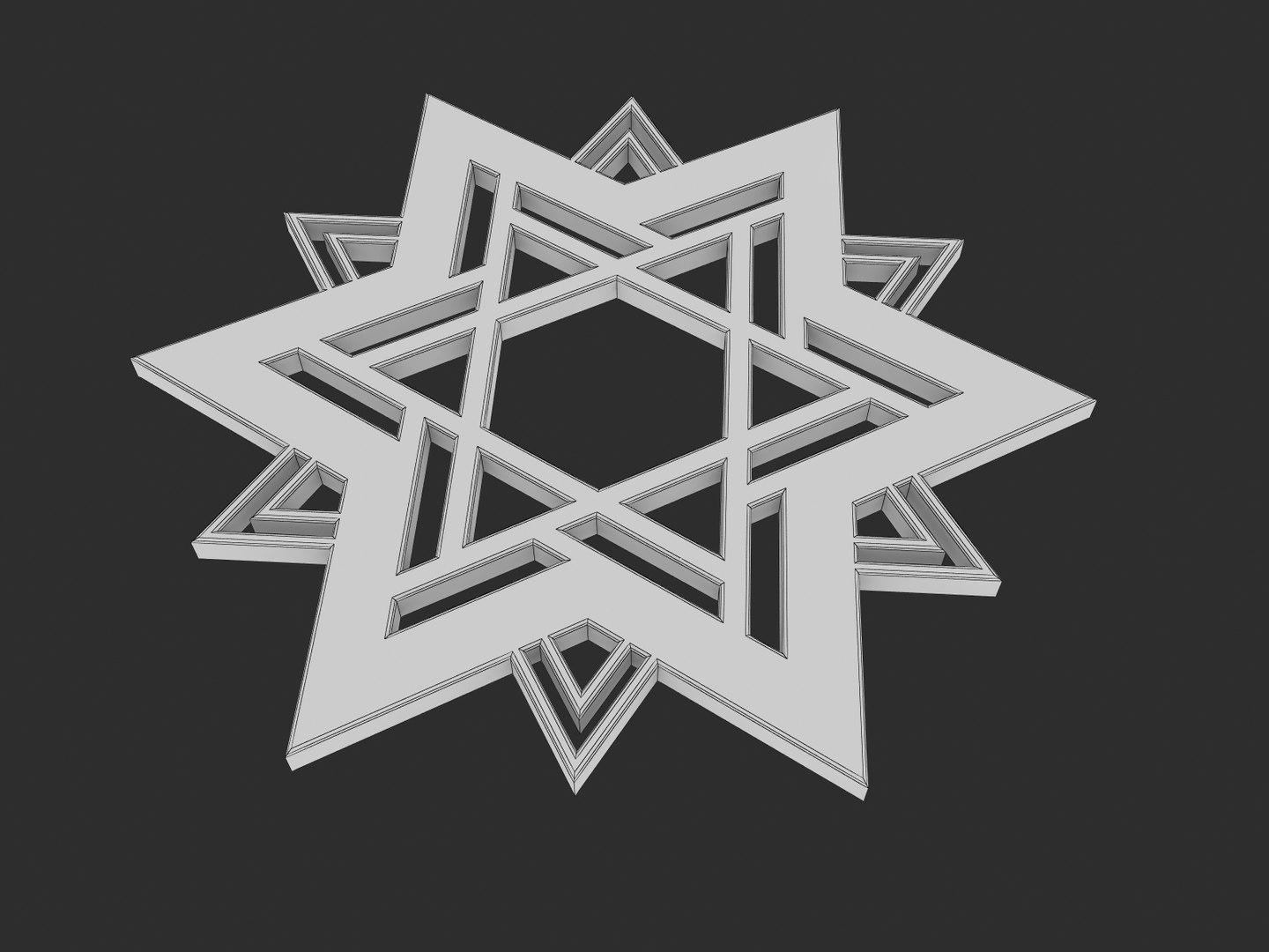 3D Star David - TurboSquid 1416377