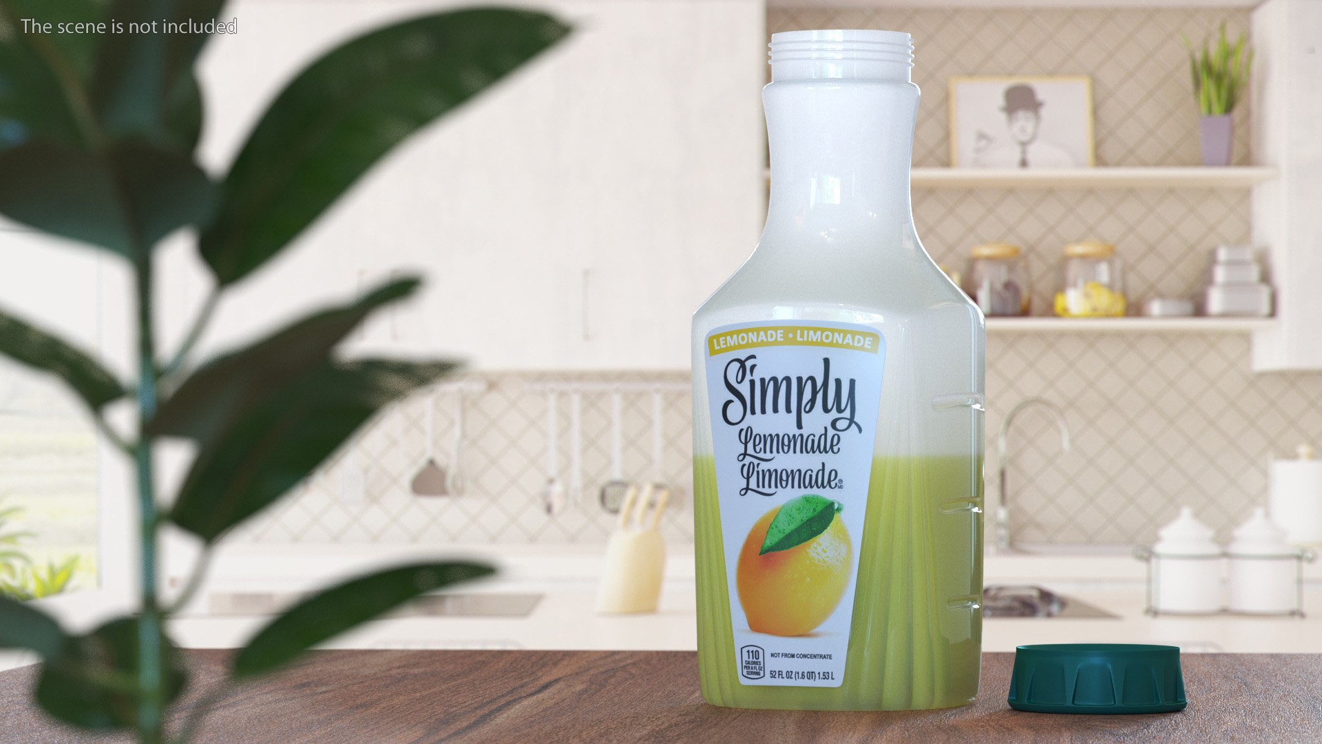 3D Lemon Beverage Simply Lemonade Open - TurboSquid 2047737