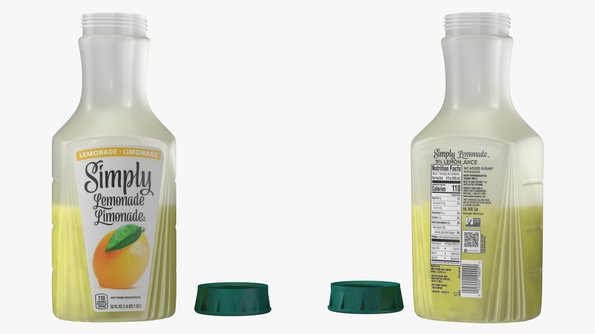 3D Lemon Beverage Simply Lemonade Open - TurboSquid 2047737