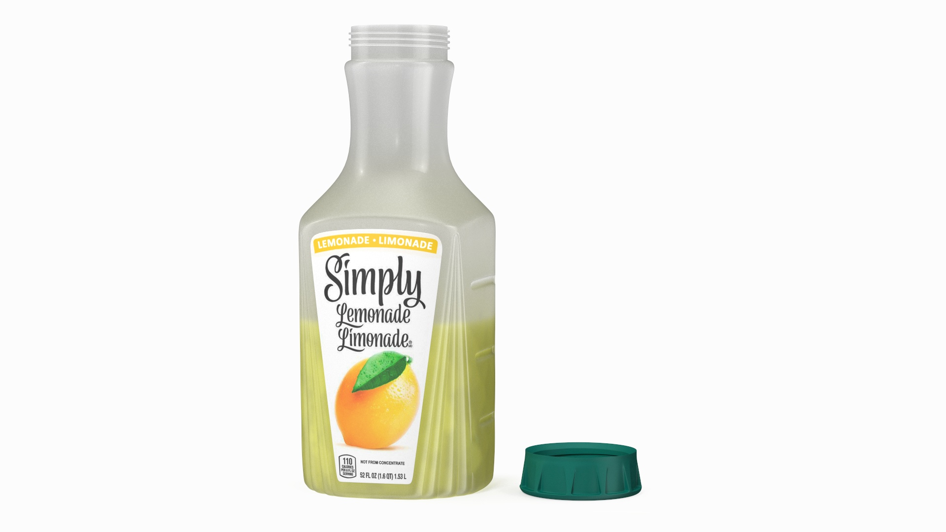 3D Lemon Beverage Simply Lemonade Open - TurboSquid 2047737