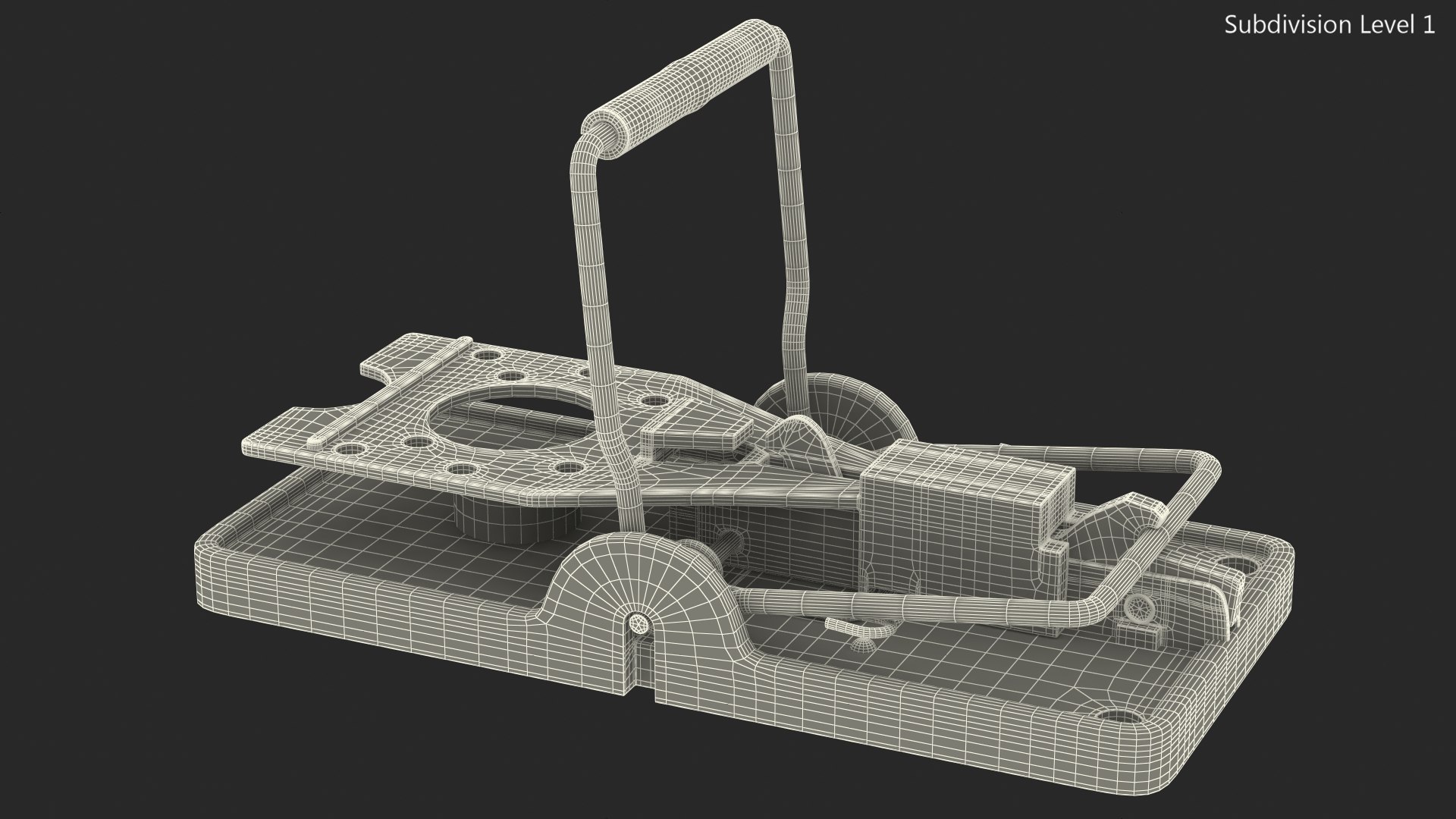 High Impact Plastic Mouse Trap 3D model - TurboSquid 1768526