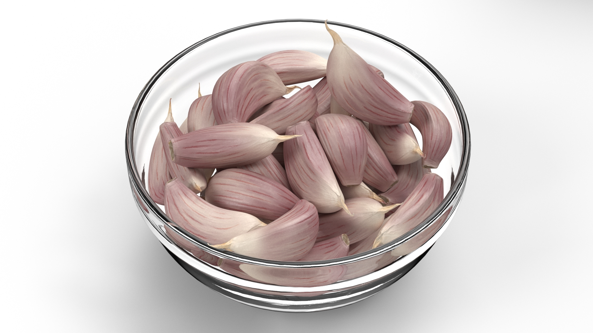 3D Bowl With Unpeeled Garlic White - TurboSquid 2198711