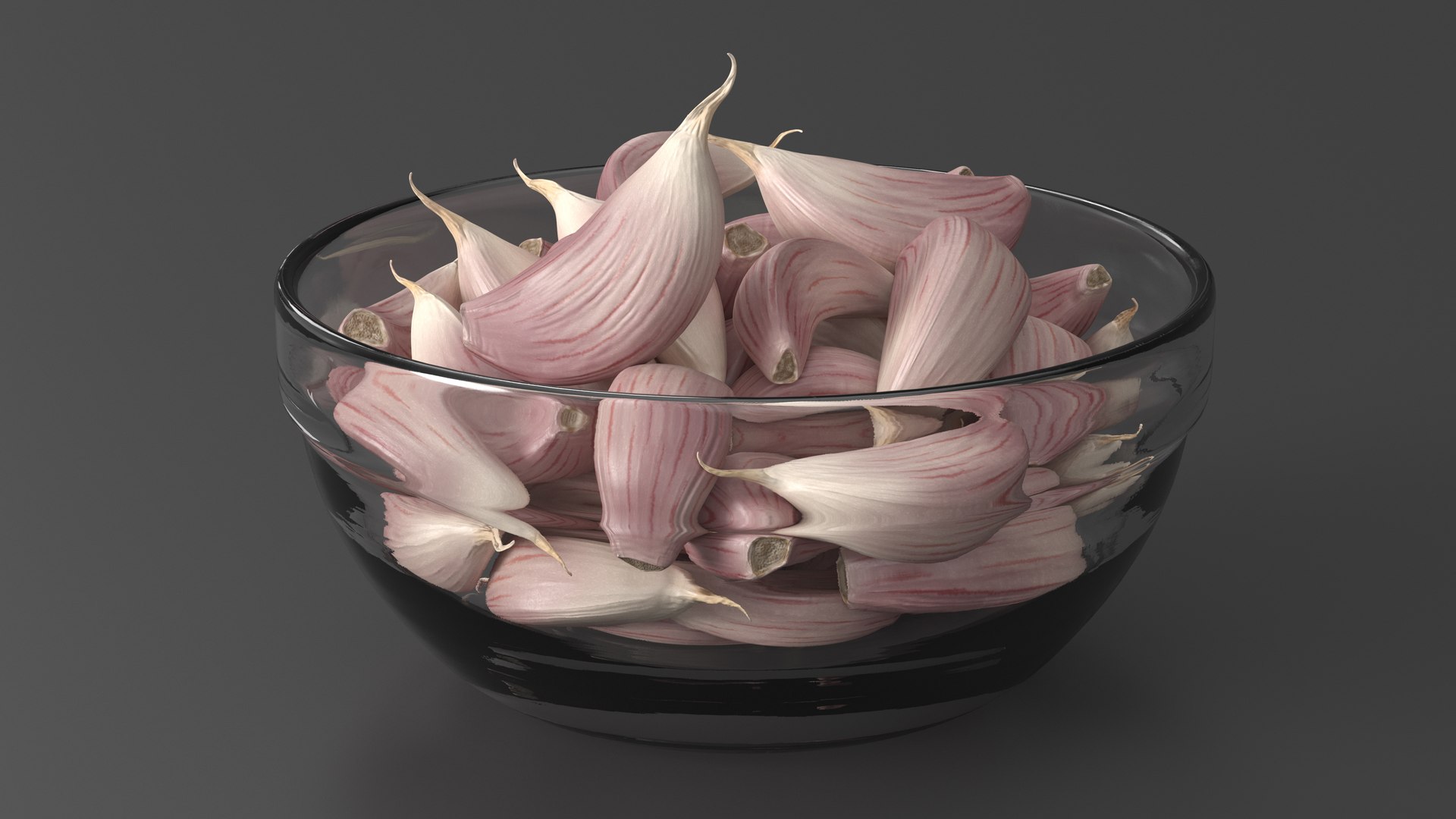 3D Bowl With Unpeeled Garlic White - TurboSquid 2198711
