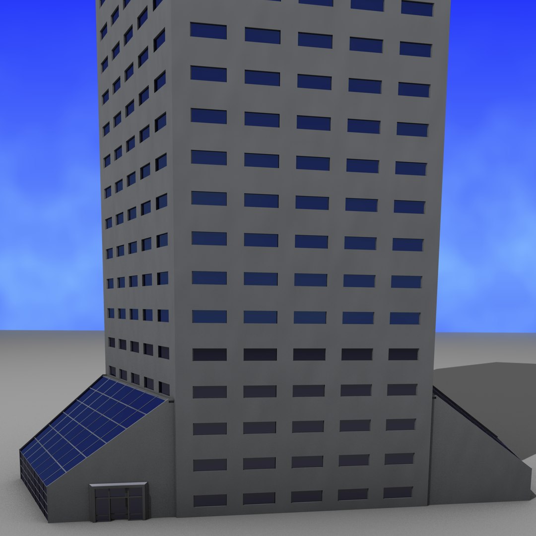 3d Tall Skyscraper