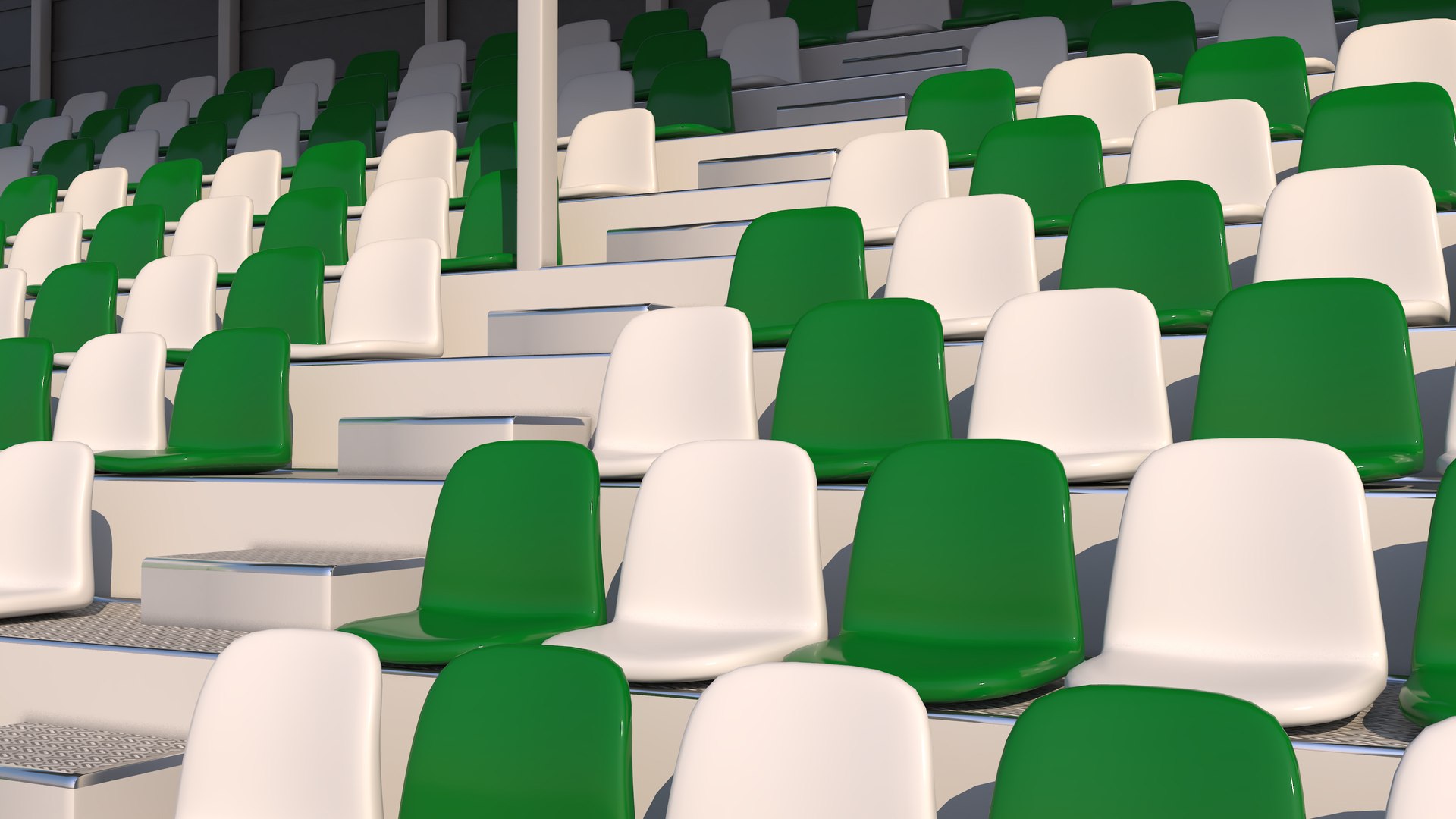 3D Stadium Seating Tribune - TurboSquid 2272204