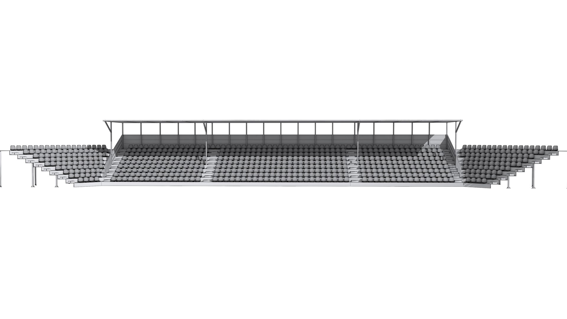 3D Stadium Seating Tribune - TurboSquid 2272204