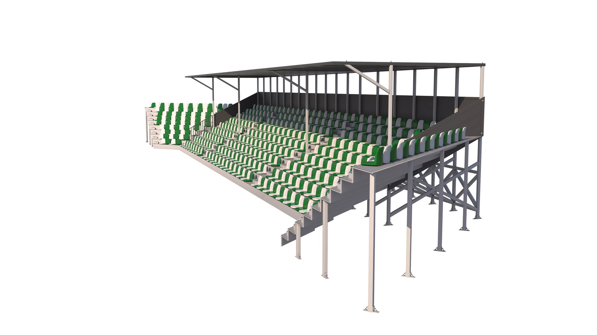 3D Stadium Seating Tribune - TurboSquid 2272204