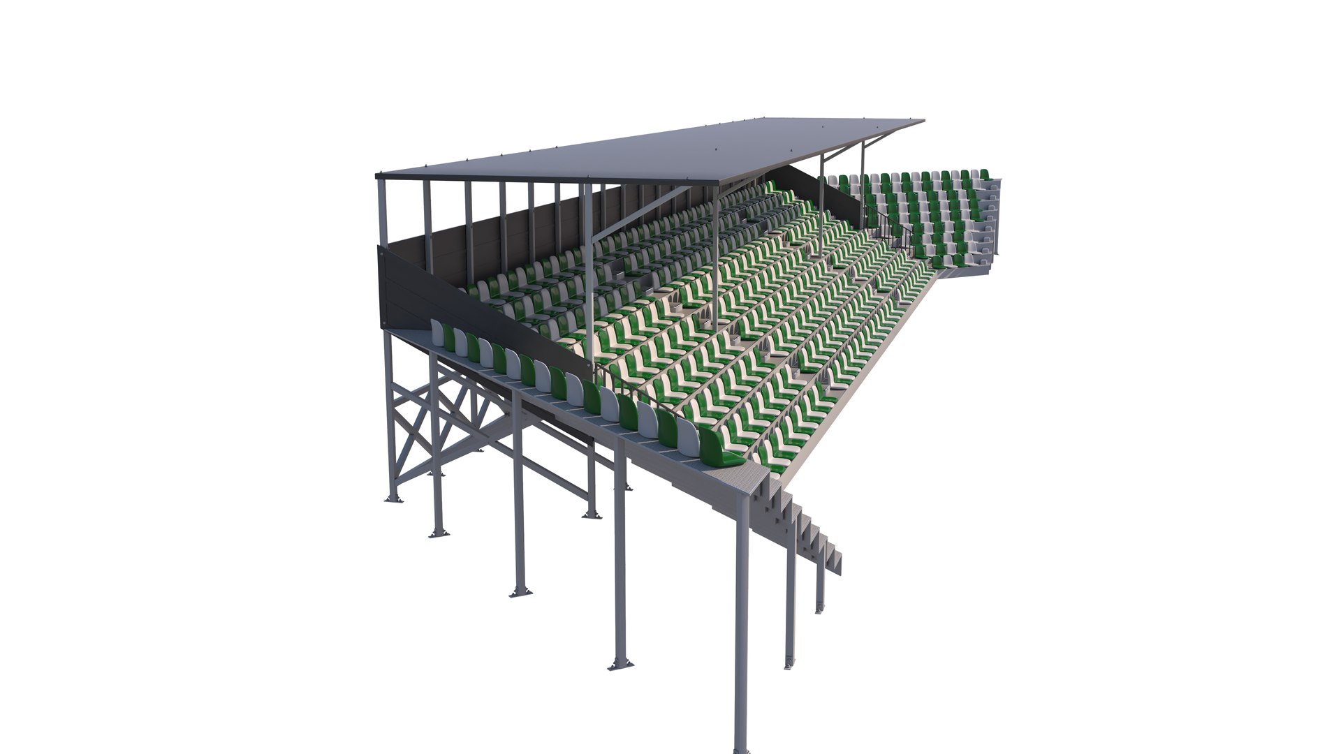 3D Stadium Seating Tribune - TurboSquid 2272204