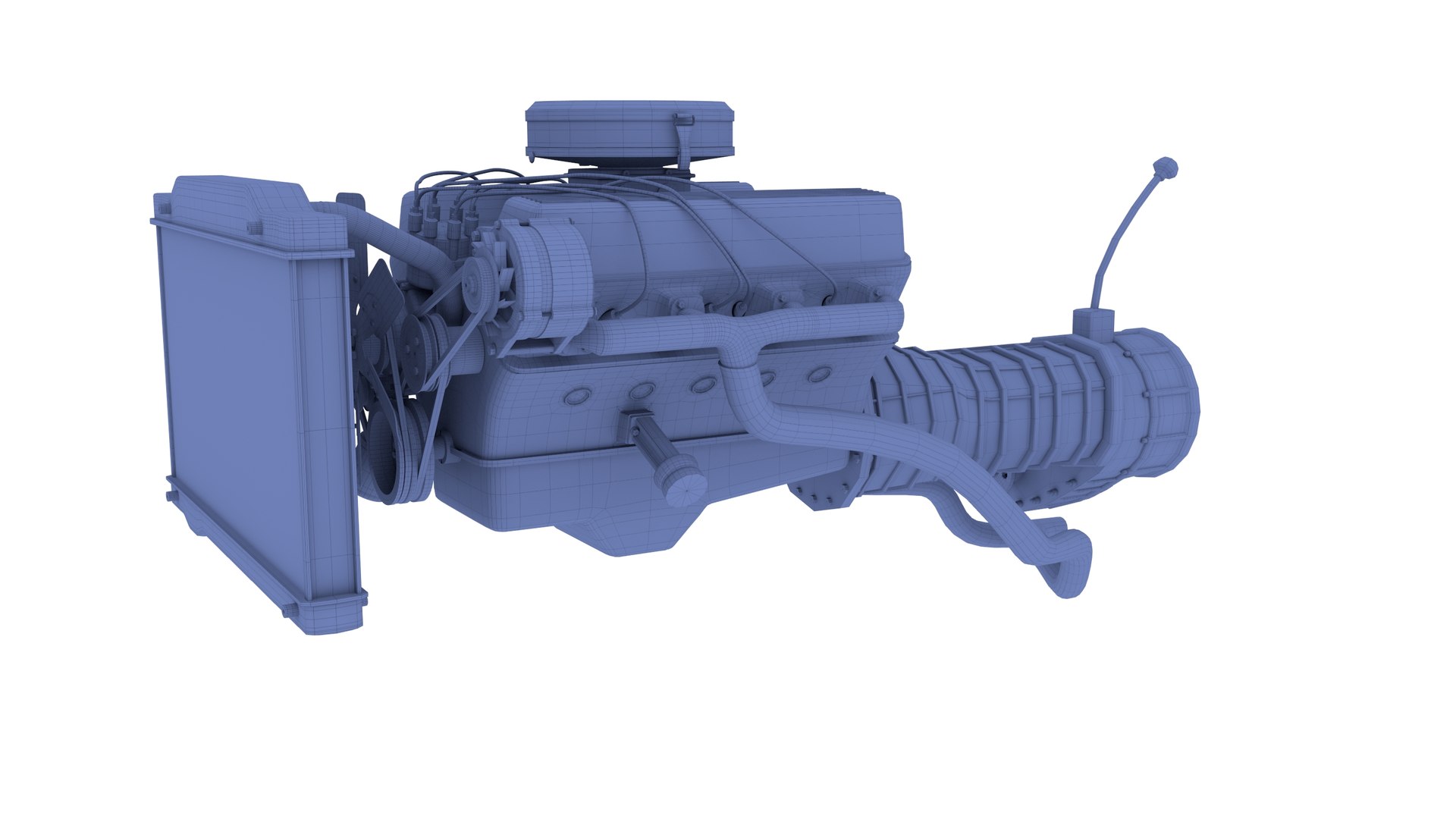 3D Model V8 Engine - TurboSquid 1502813