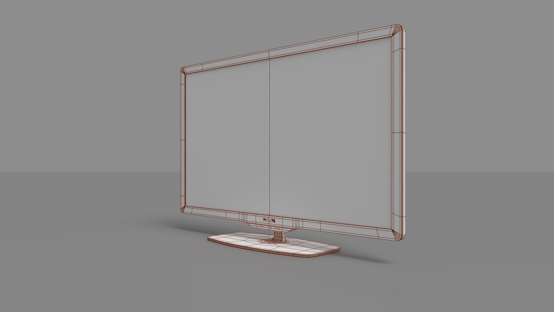 Philips Flat Screen Tv 3d Model