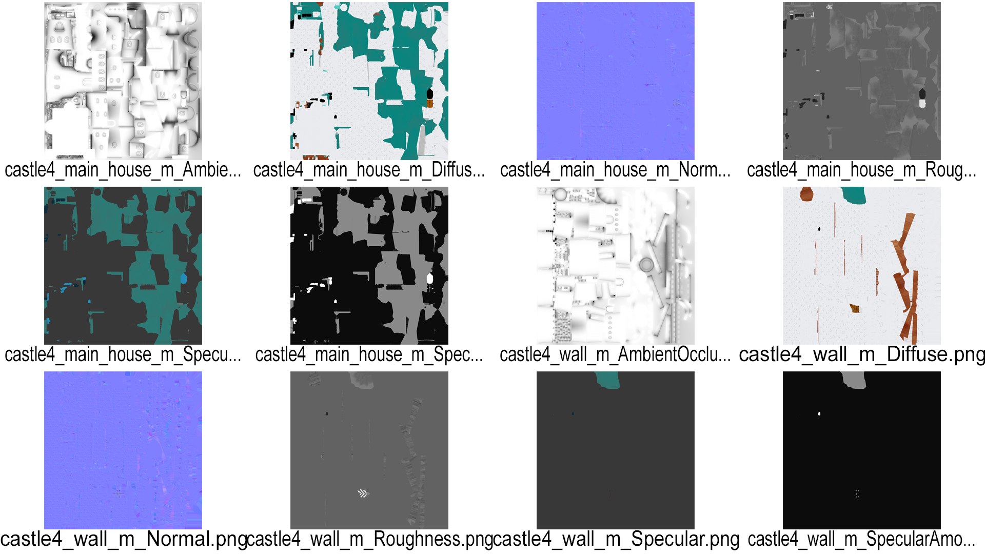 3D Fantasy Cartoon Green Castle Model - TurboSquid 1294143