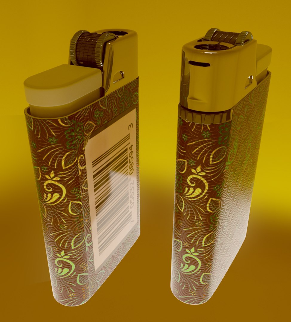 3D lighter - TurboSquid 1602071