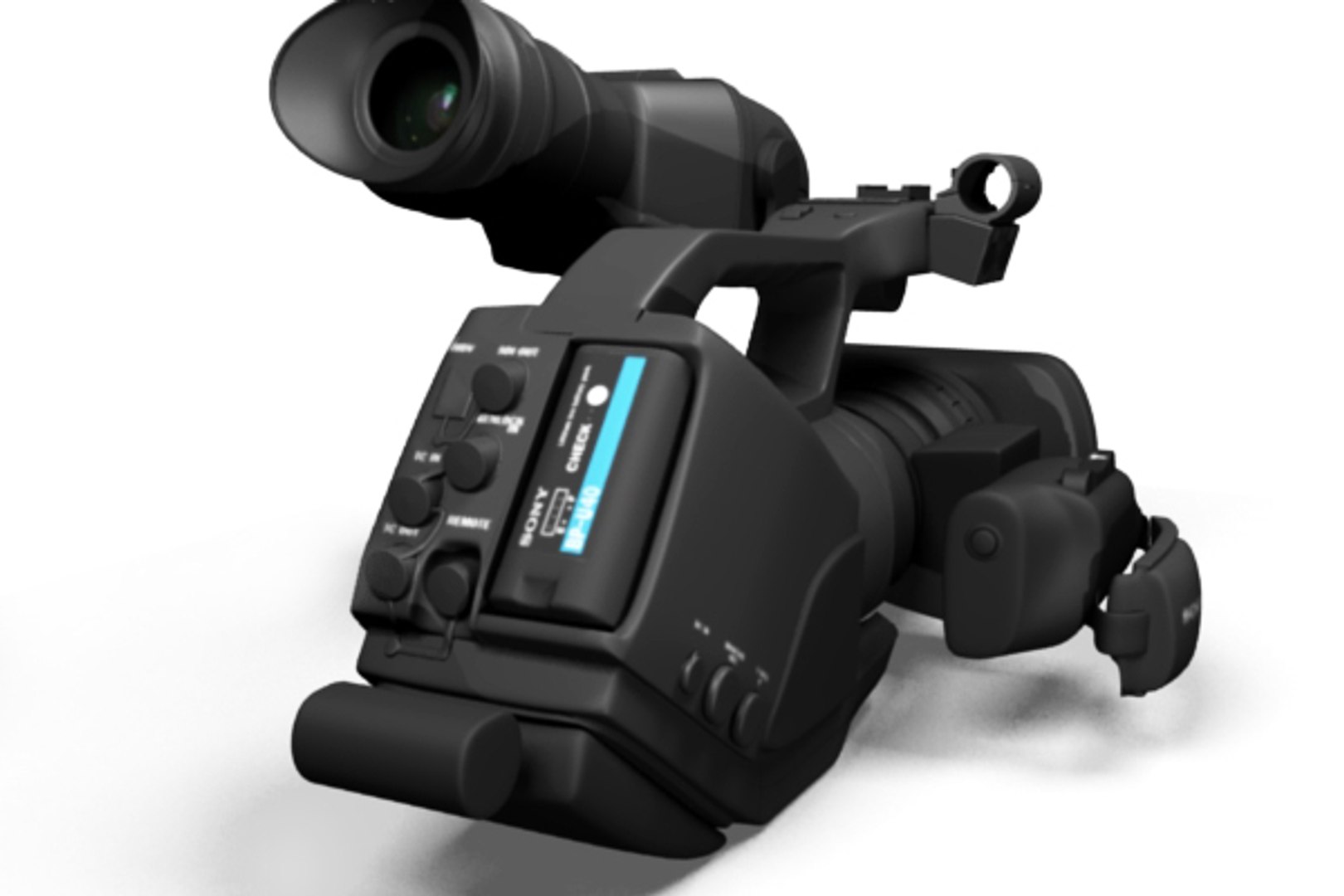 3d Model Sony Ex3 Camera