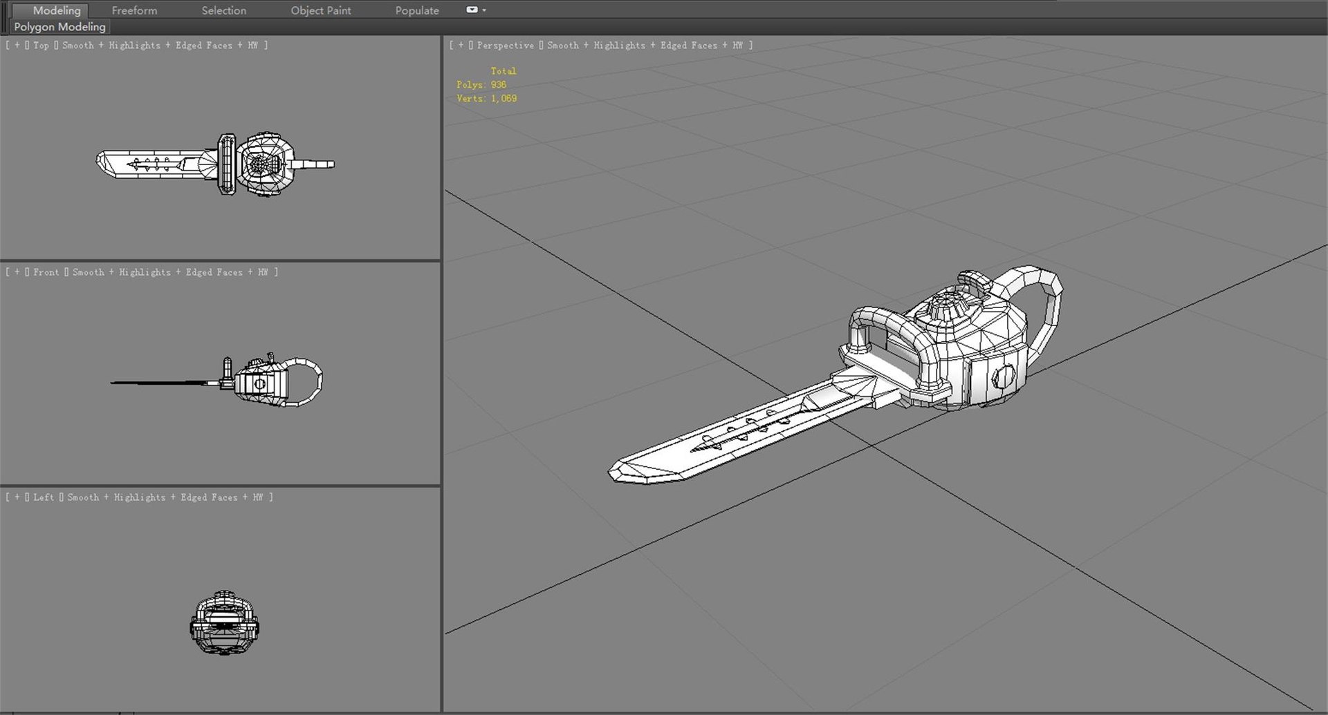 Cartoon Chainsaw - Cutting Tool 3D Model - TurboSquid 2272664