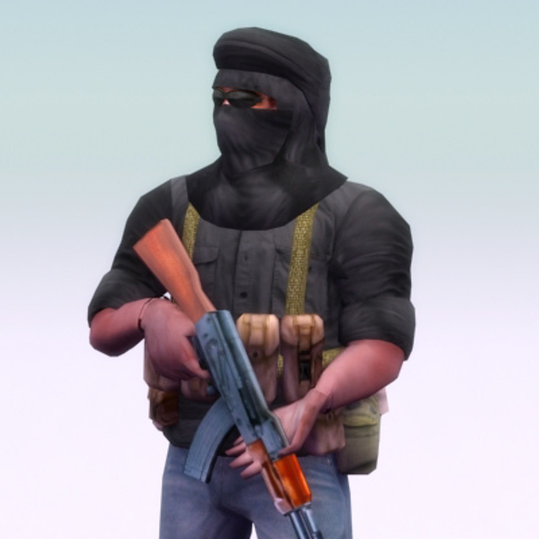 3d Model Rigged Terrorist