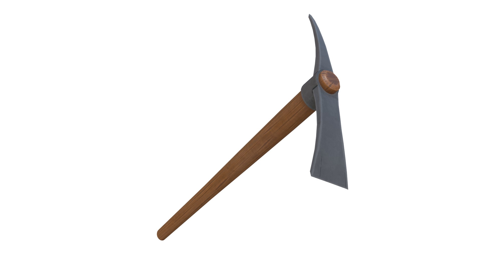 3D Low Poly Pickaxe 3D Model - TurboSquid 2298000