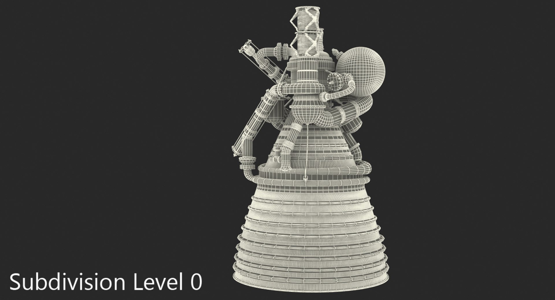 3D Model J2 Rocket Engine - TurboSquid 1318194