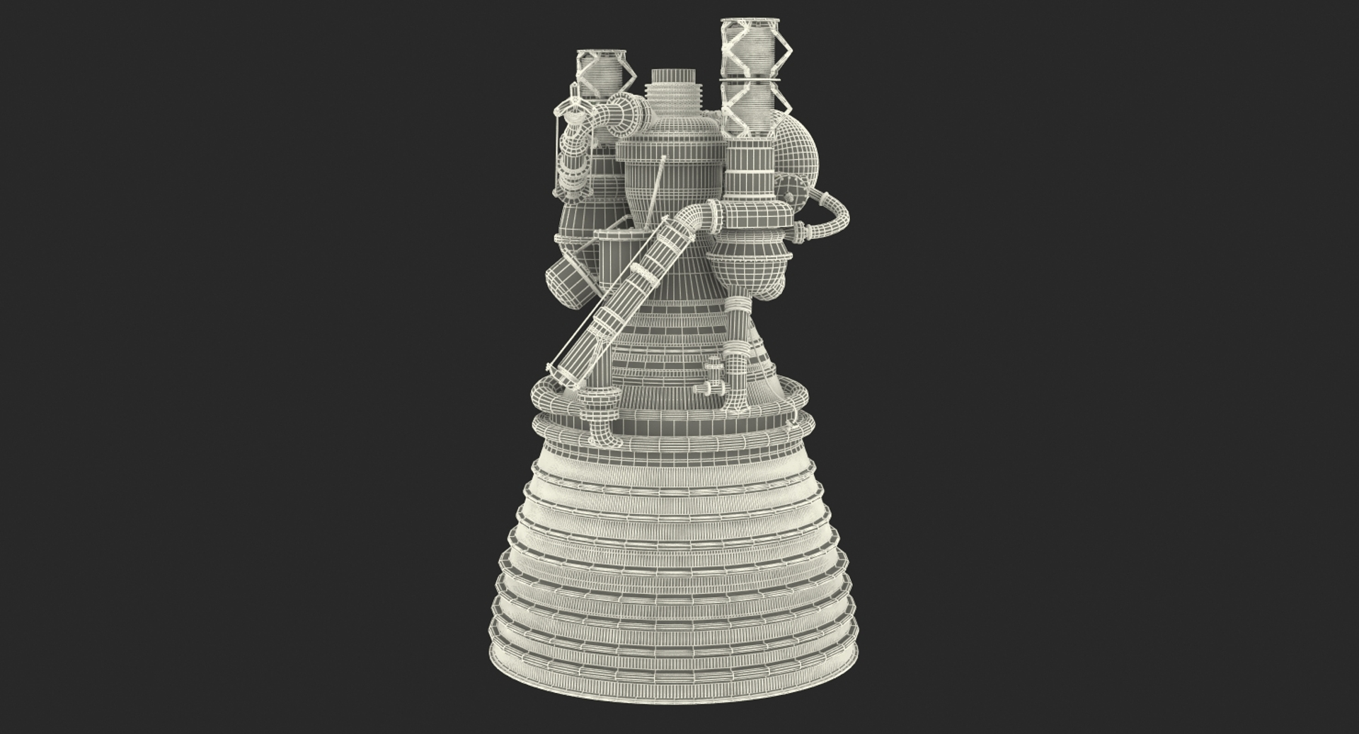 3D Model J2 Rocket Engine - TurboSquid 1318194