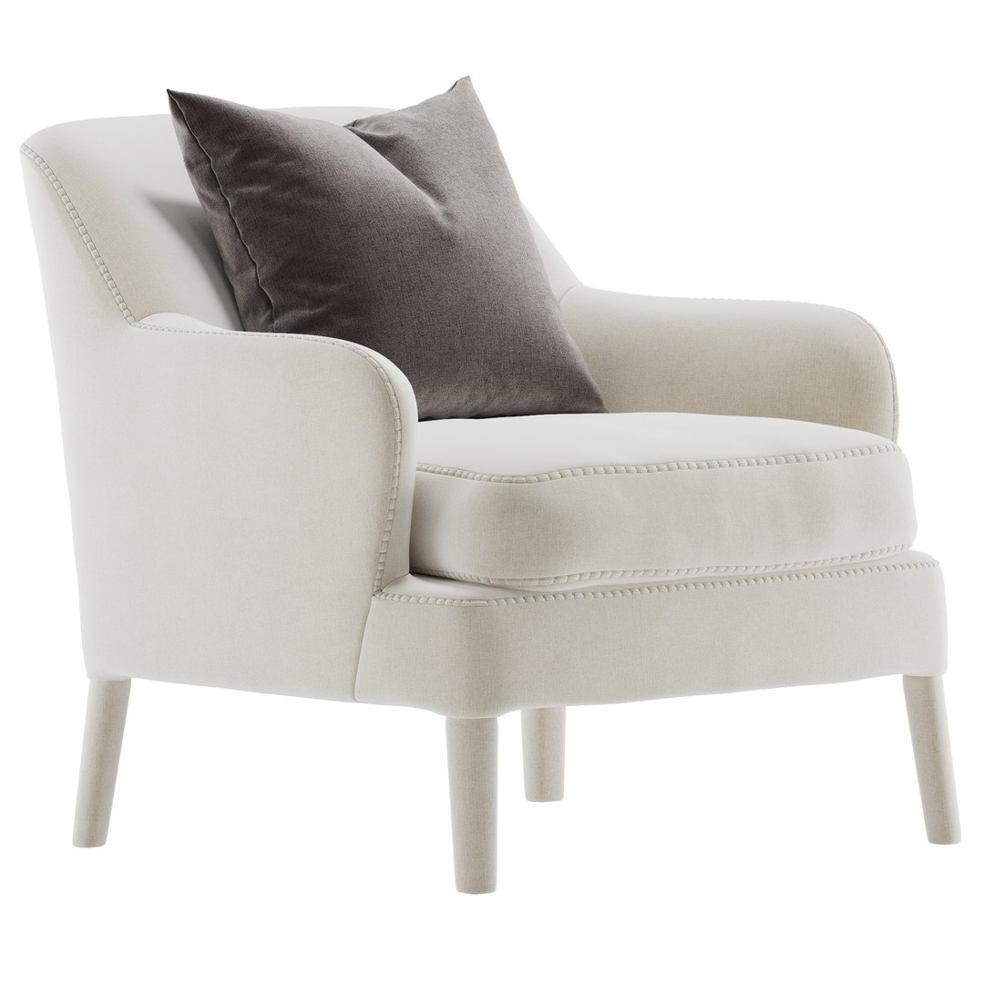Maxalto Febo armchair 3D model - TurboSquid 2143850