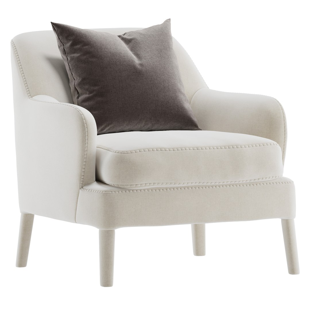 Maxalto Febo armchair 3D model - TurboSquid 2143850