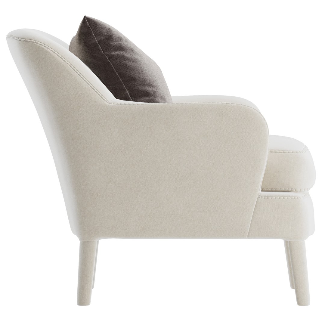 Maxalto Febo armchair 3D model - TurboSquid 2143850