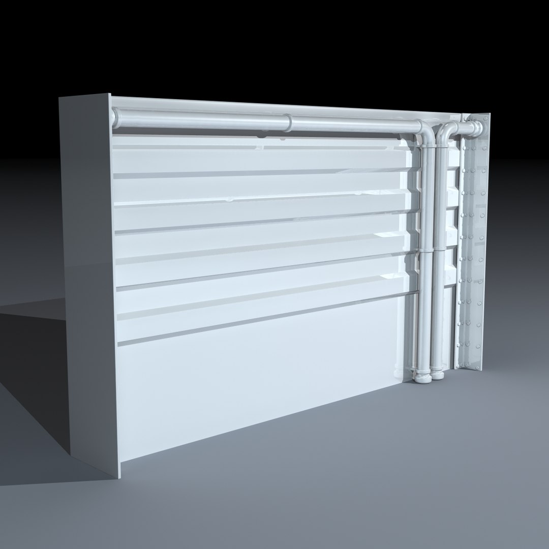 3d Model Metal Wall Element